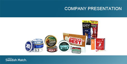 Swedish Match - Our company