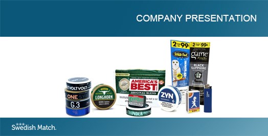 Swedish Match - Our company